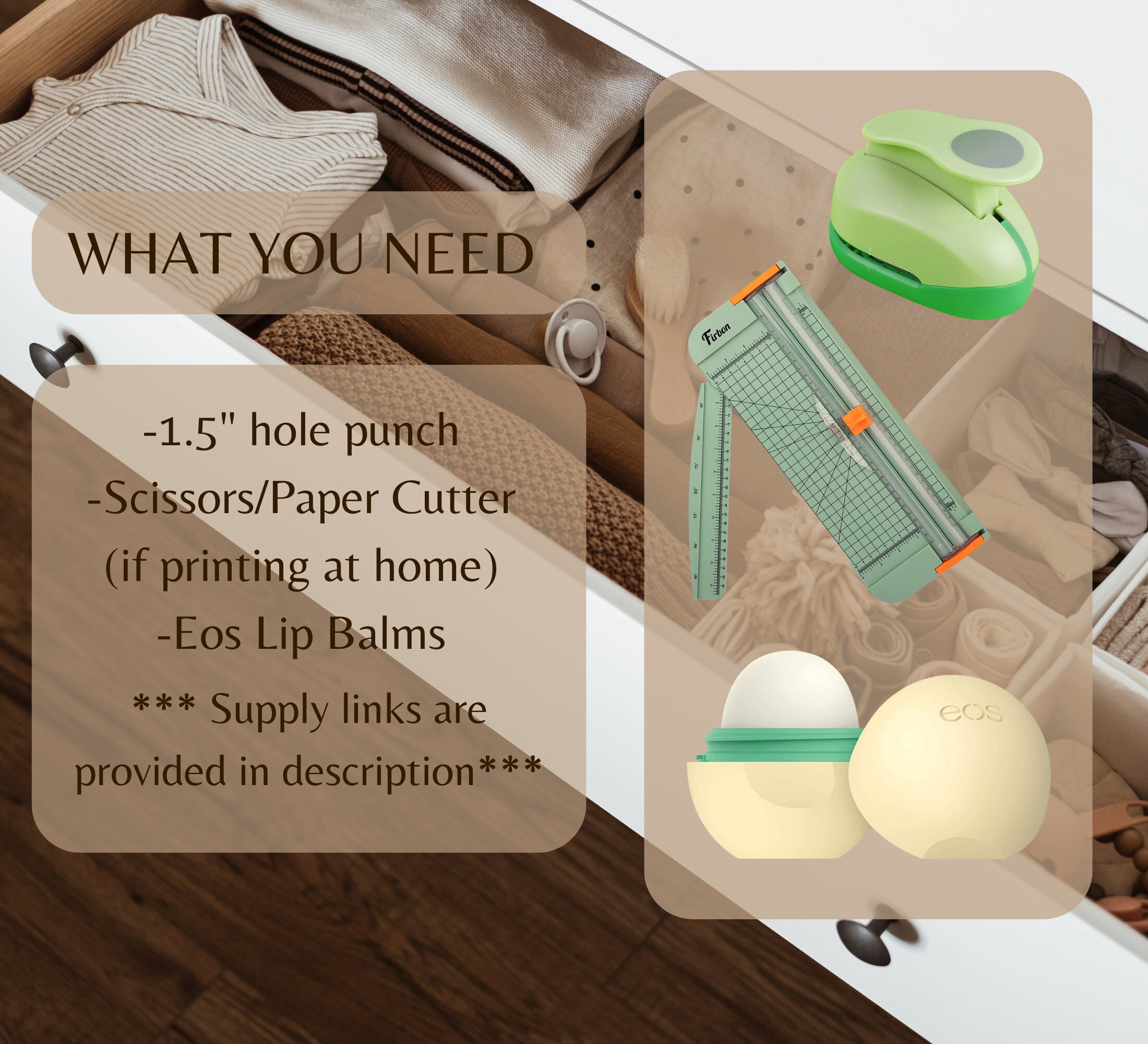 Eos Lip Balm Baby Shower Favor Eos Favor Eos Baby Shower Card Eos ...