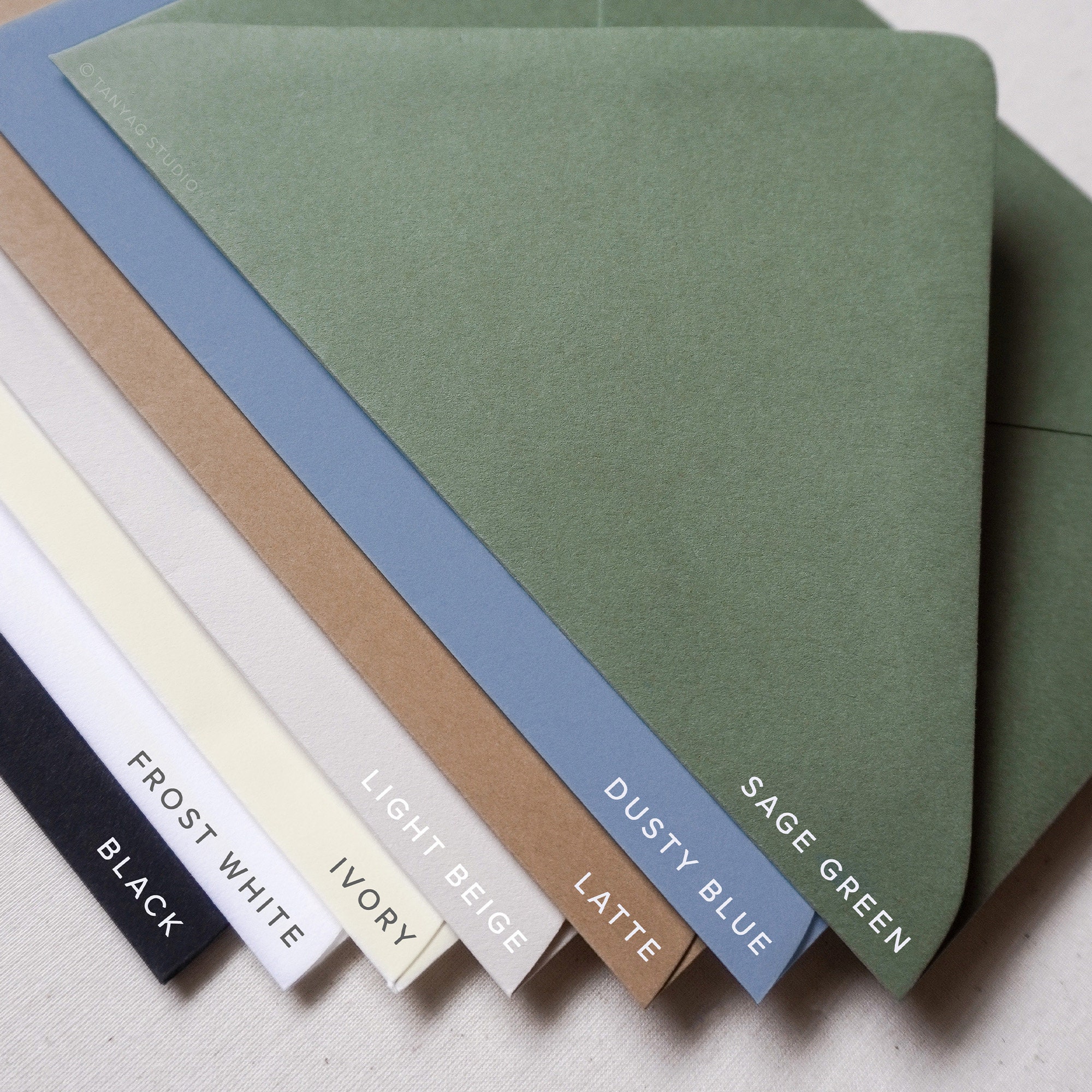 A7 Custom Calligraphy Envelope Addressing (FRONT Addressing Only ...