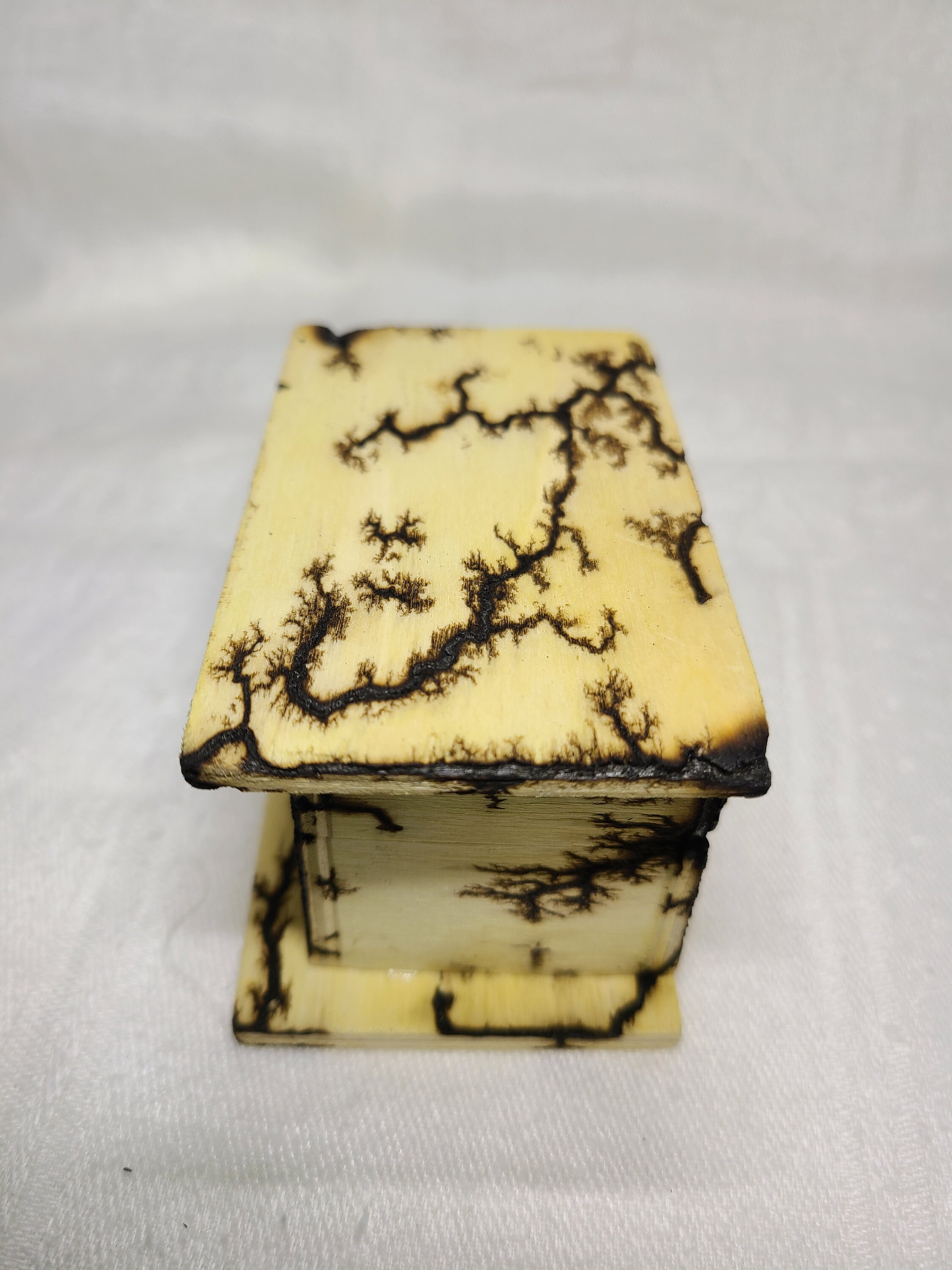 Lichtenberg Lightning Etched Small Wood Trinket Box Always - Etsy
