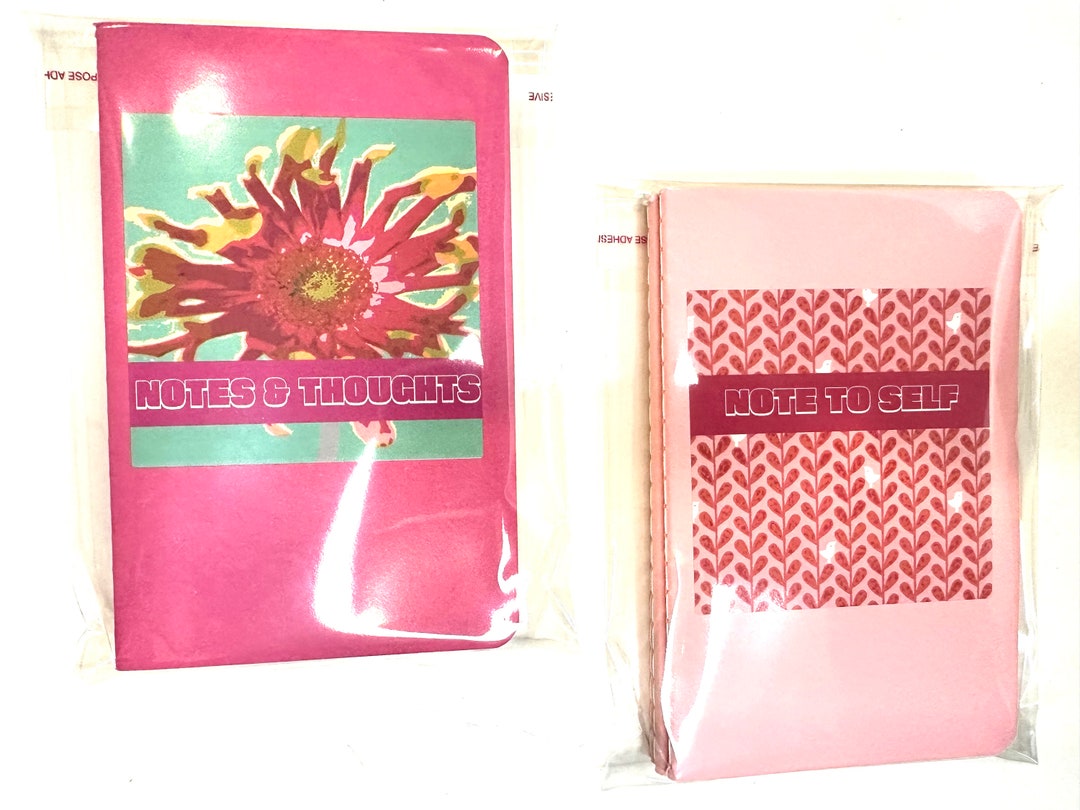 PINK Sweet & HOT PINK Bold Mini Pocket Notebooks Set of 3 Travelers ...