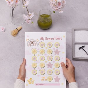Kids Reward Chart: Printable Behavior & Chore Tracker (digital Download ...