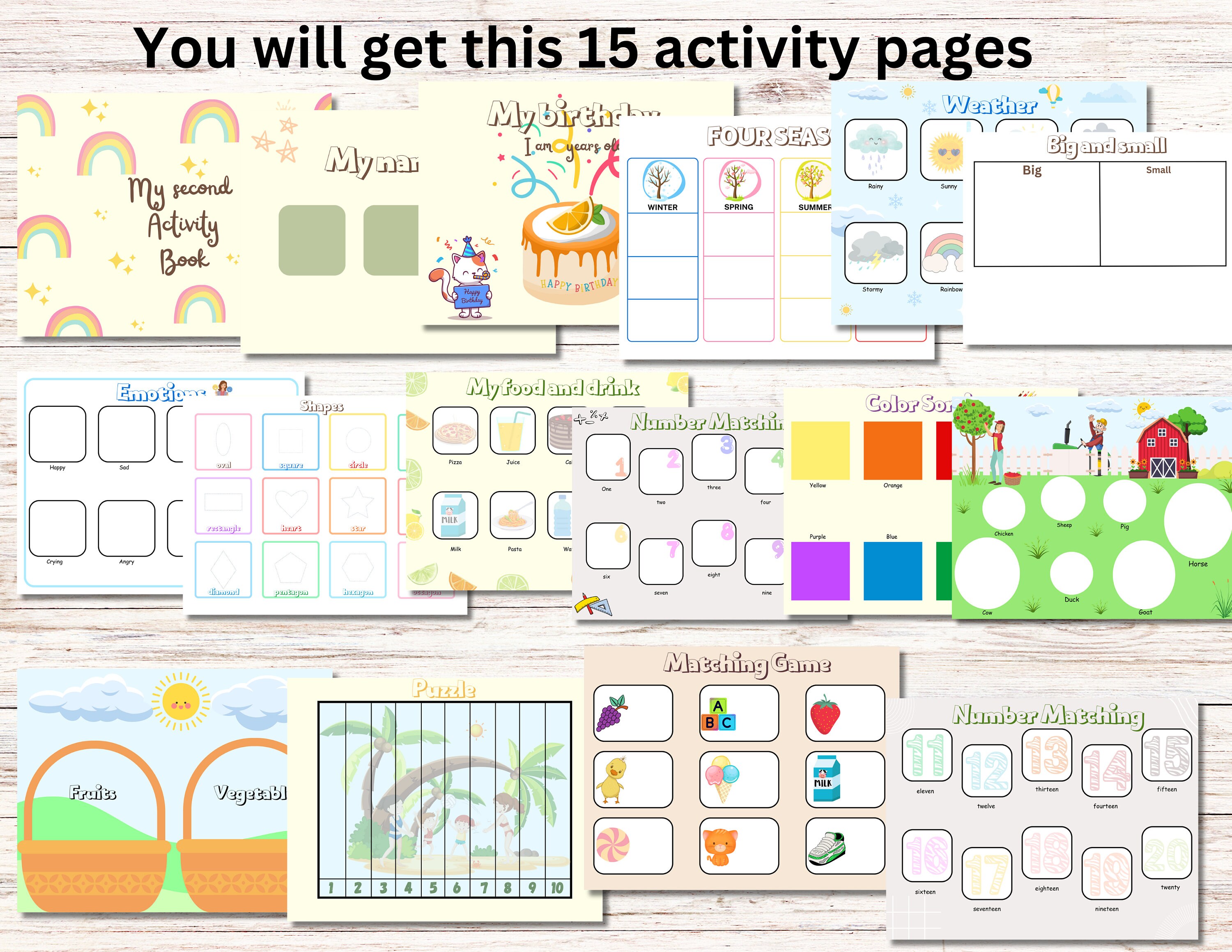 Personalized Busy Book Printable Toddler Activities Montessori - Etsy