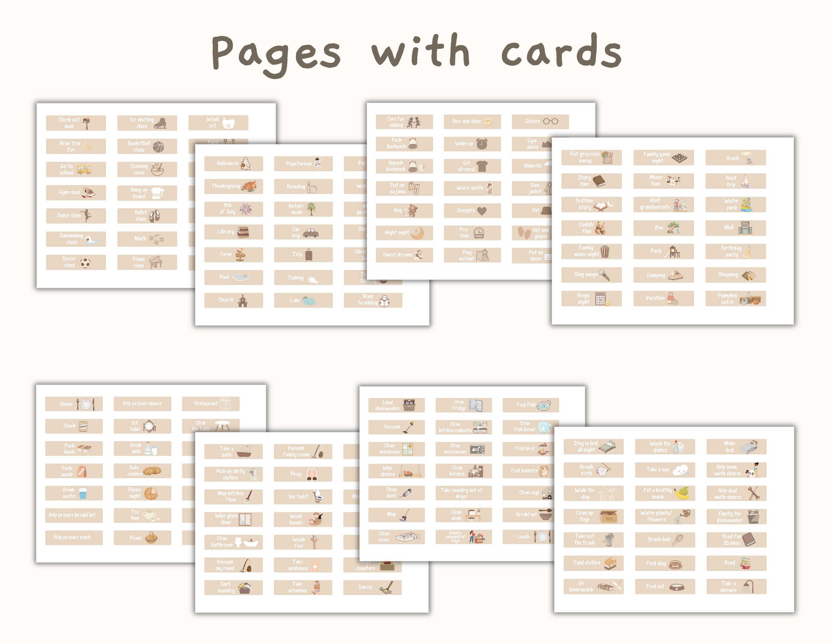 Fairy Theme Bundle of Routine Charts / Morning Routine Chart / Custom ...
