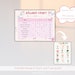 Bedtime Routine Chart for Girls / Toddler Routine / Editable / Custom ...