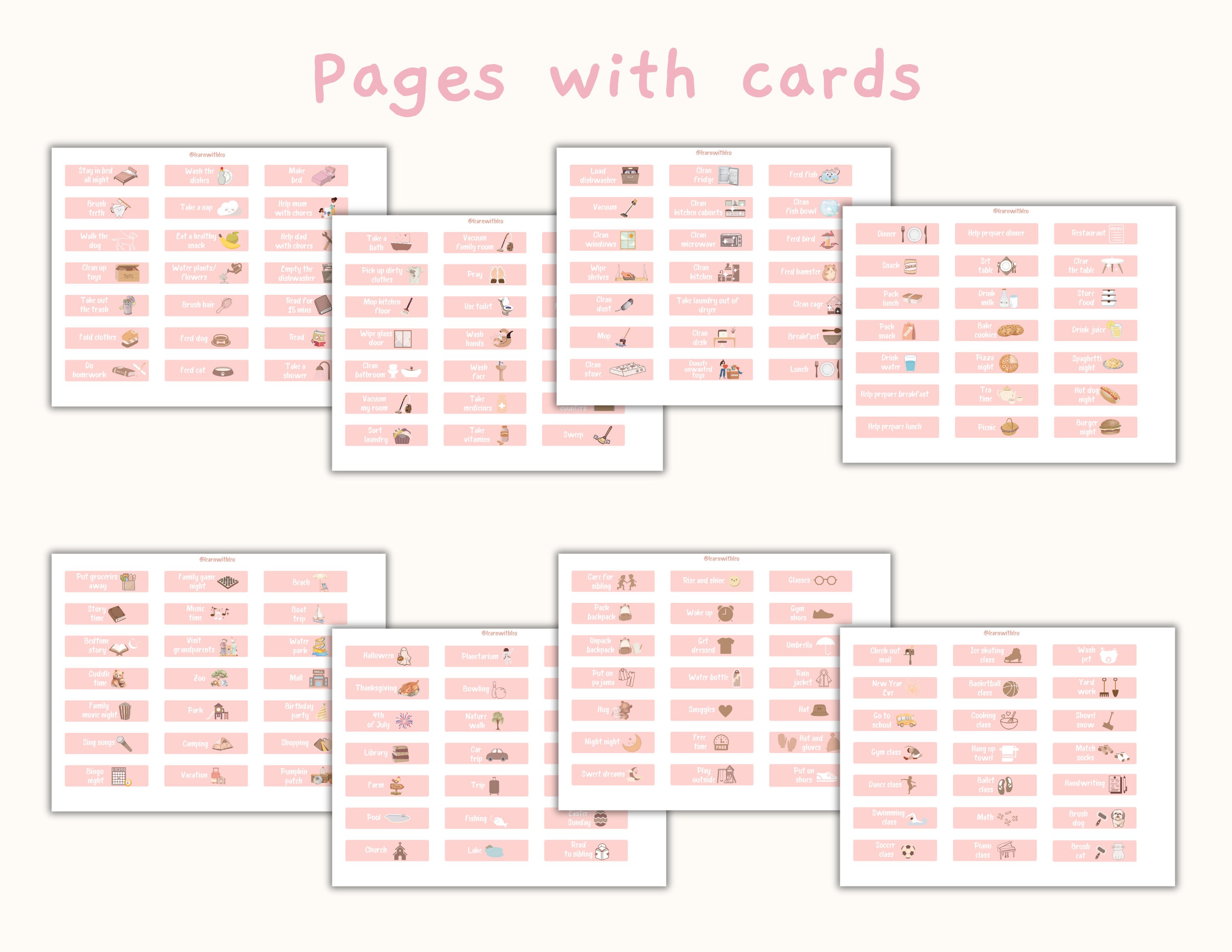Princess Theme Bundle of Routine Charts / Morning Routine Chart ...