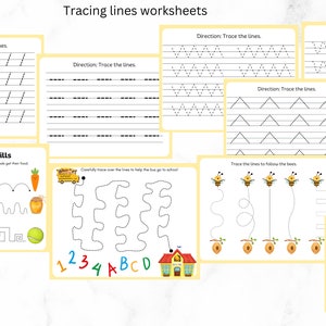 Personalized First Tracing Book for Toddlers printable or Shipped - Etsy