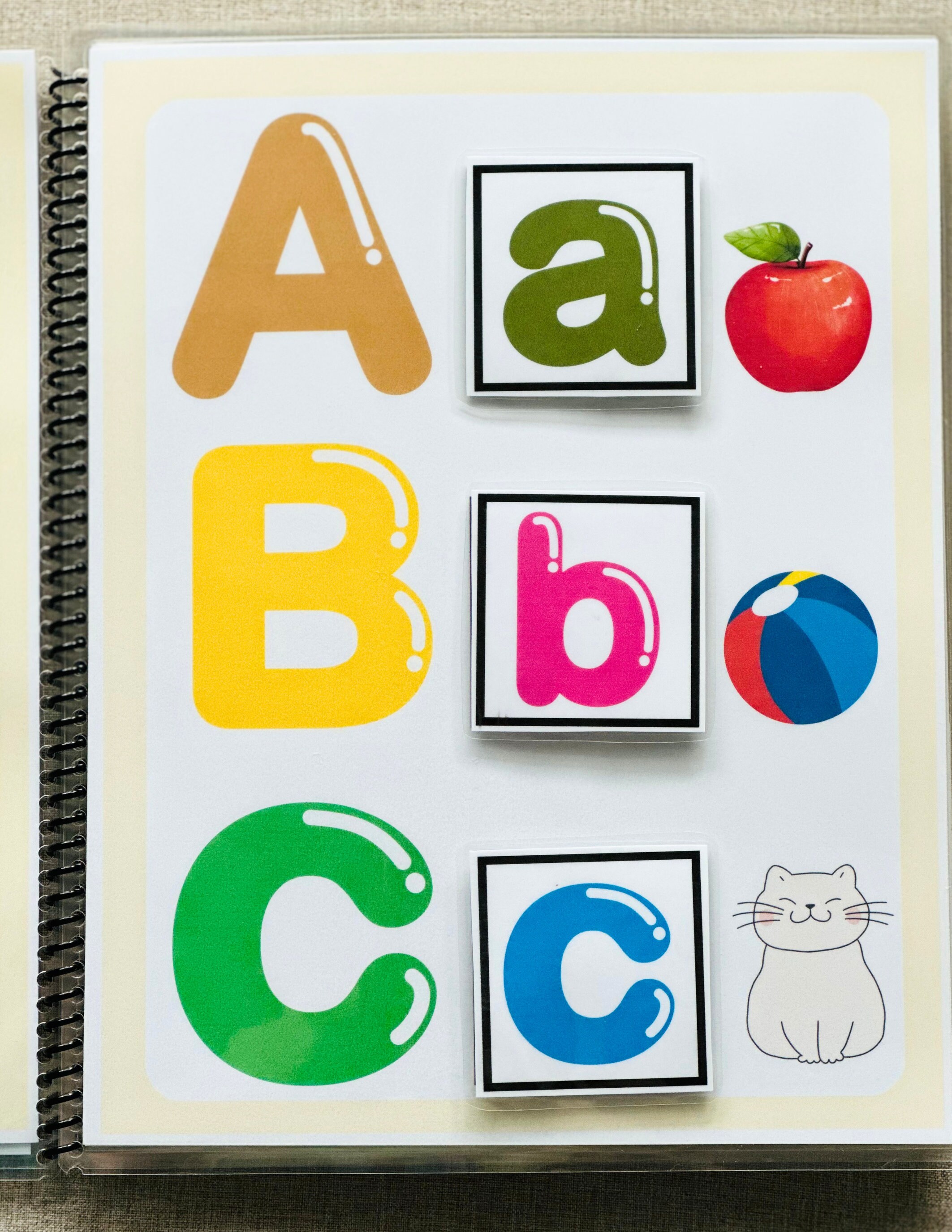 Kids Alphabet Busy Book Learn ABC for Toddlers - Etsy