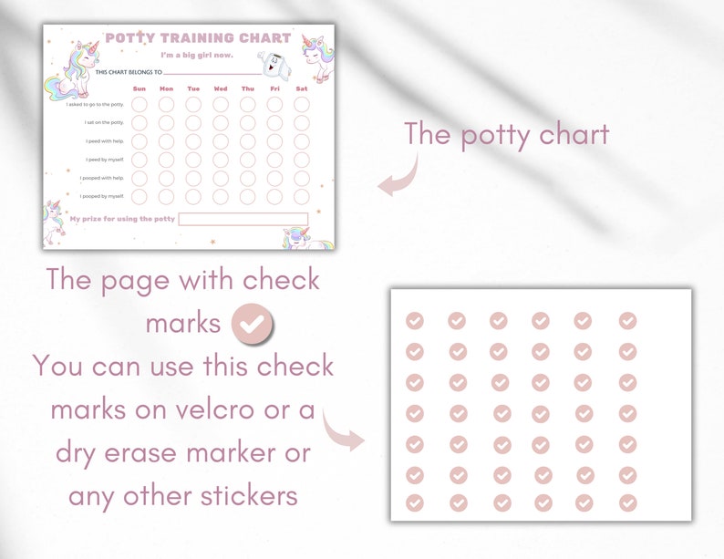 Potty Chart, Potty Training, Toilet Training Reward Potty Training ...