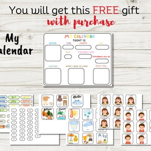 Printable Morning Routine Chart / Daily Schedule for Kids Schedule ...