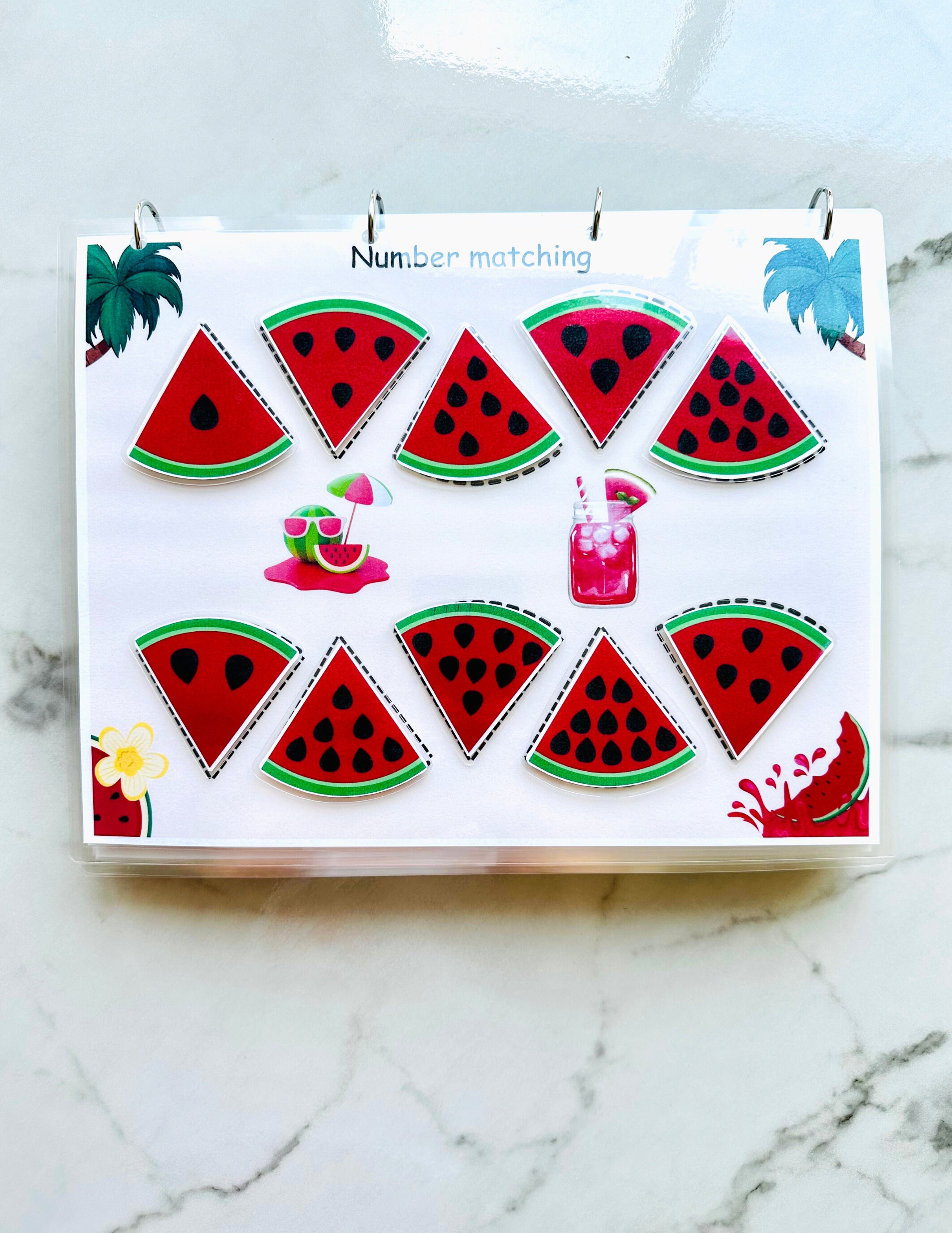 Printable Summer Activity Book for Toddlers Quiet Book Homeschool ...