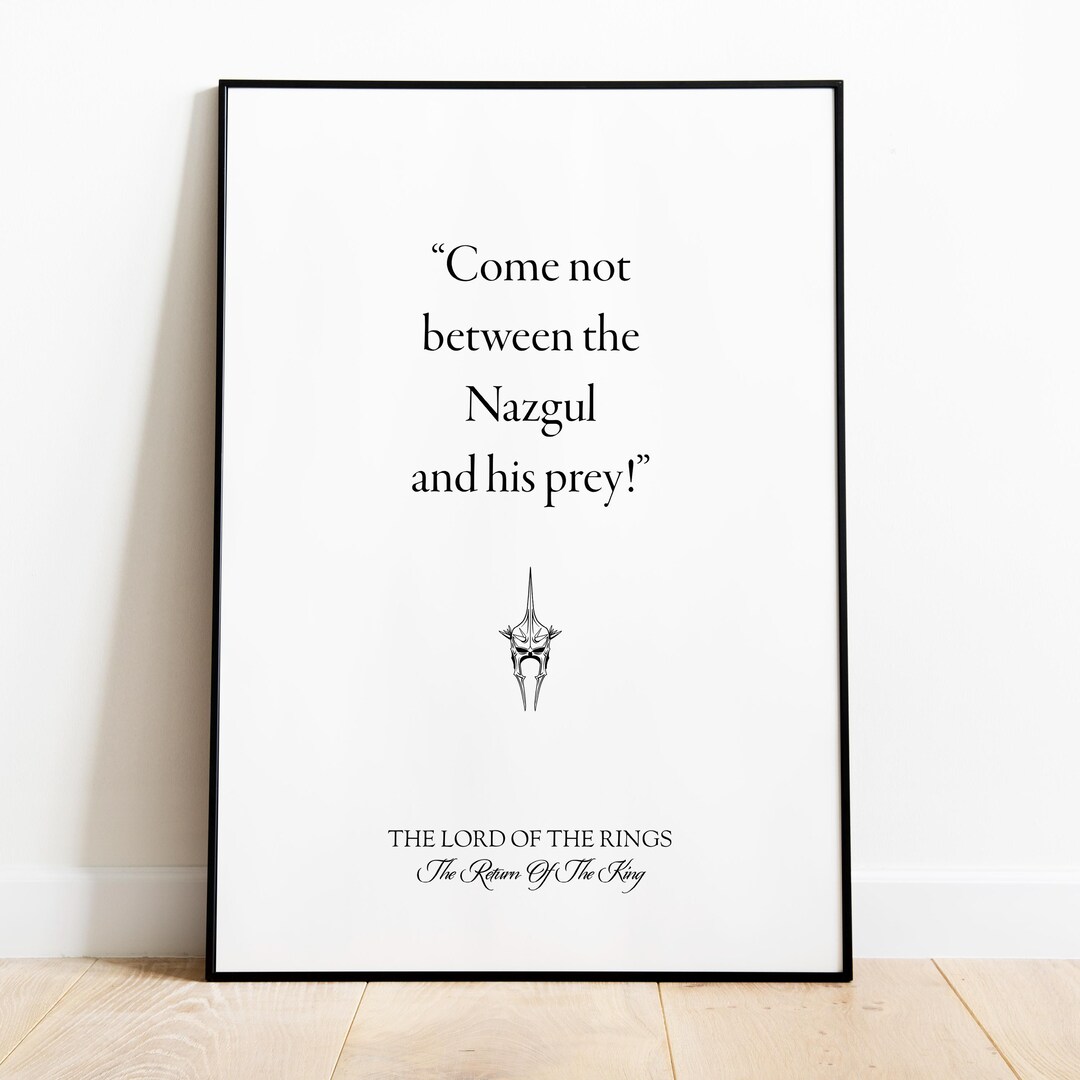 Witch-king of Angmar (helmet) - Digital Download Poster Quote Printable ...