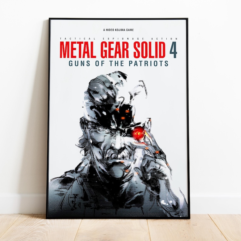Metal Gear Solid 1 - 5 Posters, Printable Ready Download, Minimalist ...