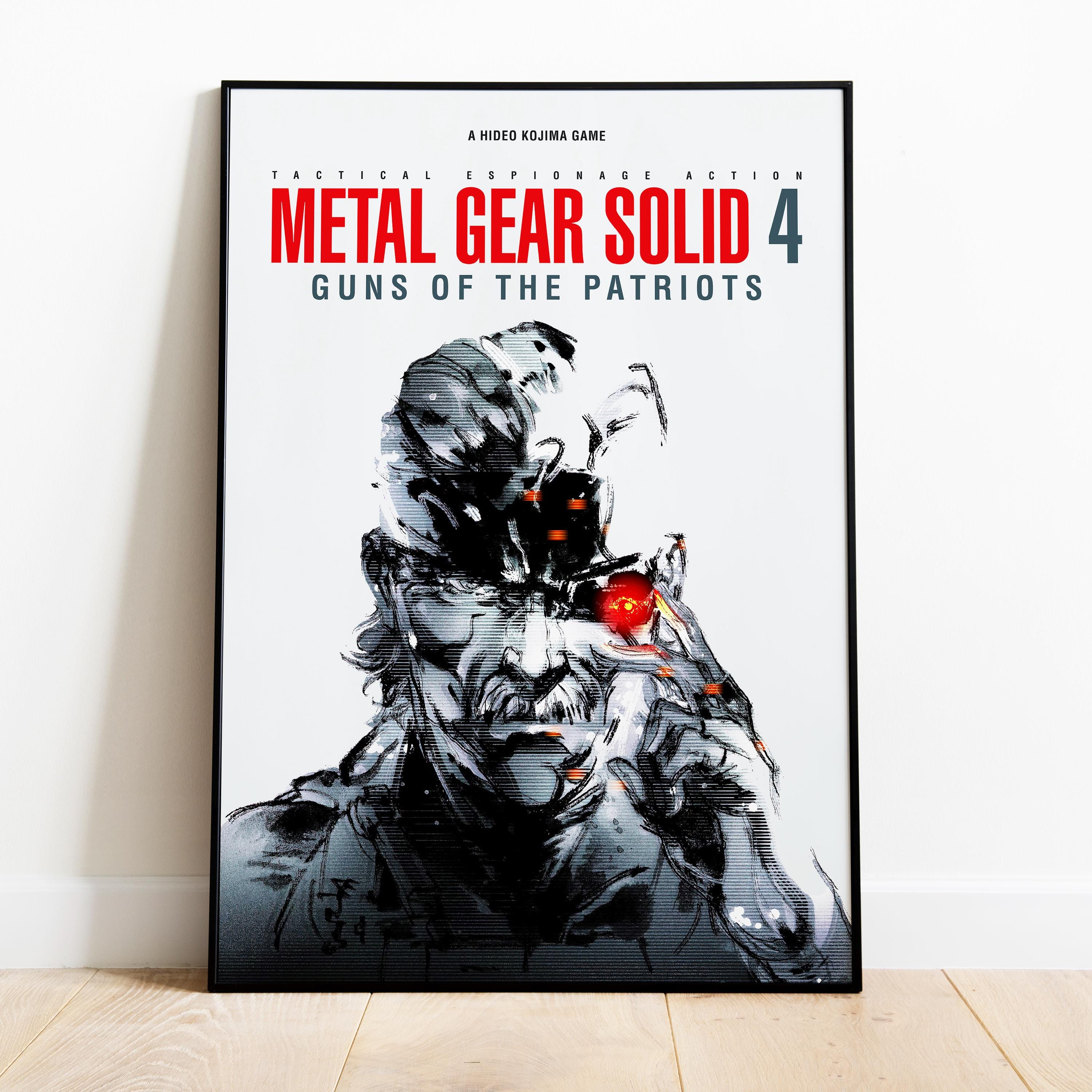 Metal Gear Solid 1 - 5 Posters, Printable Ready Download, Minimalist ...