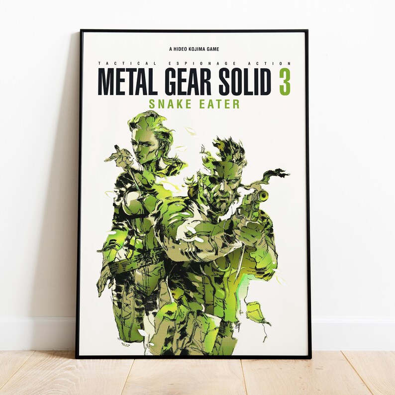Metal Gear Solid 1 - 5 Posters, Printable Ready Download, Minimalist ...