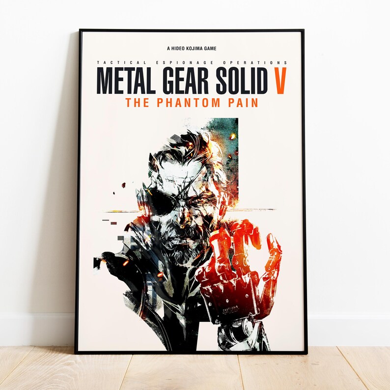 Metal Gear Solid 1 - 5 Posters, Printable Ready Download, Minimalist ...