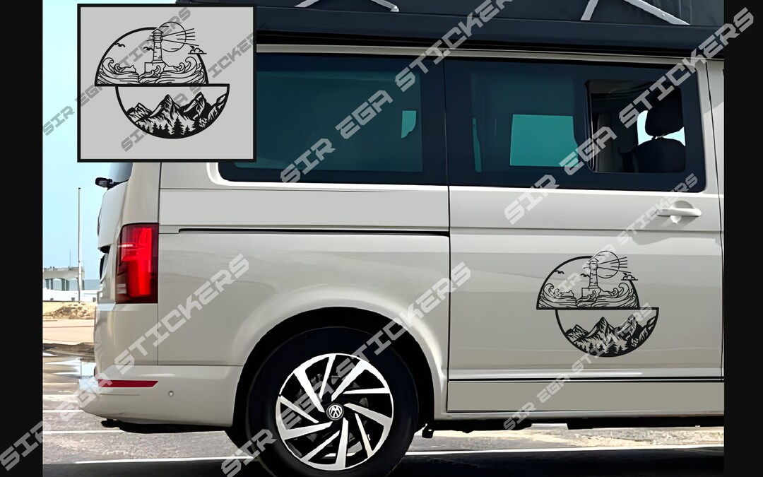 Campervan Large High Quality Grade Decal Side Panel Decal Single Decal ...