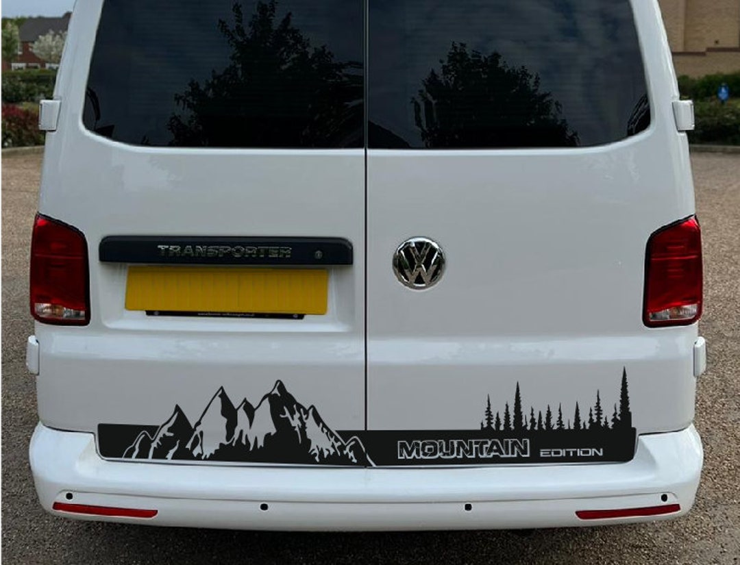 VW Mountains Edition Tail Gate Sticker Stripe Graphic Decals Fits T4 T5 ...