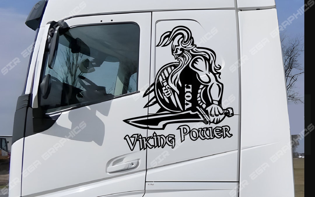 VOLVO FH12, FH16 Truck viking Power Truck Cab Side Stickers X2 pair - Etsy