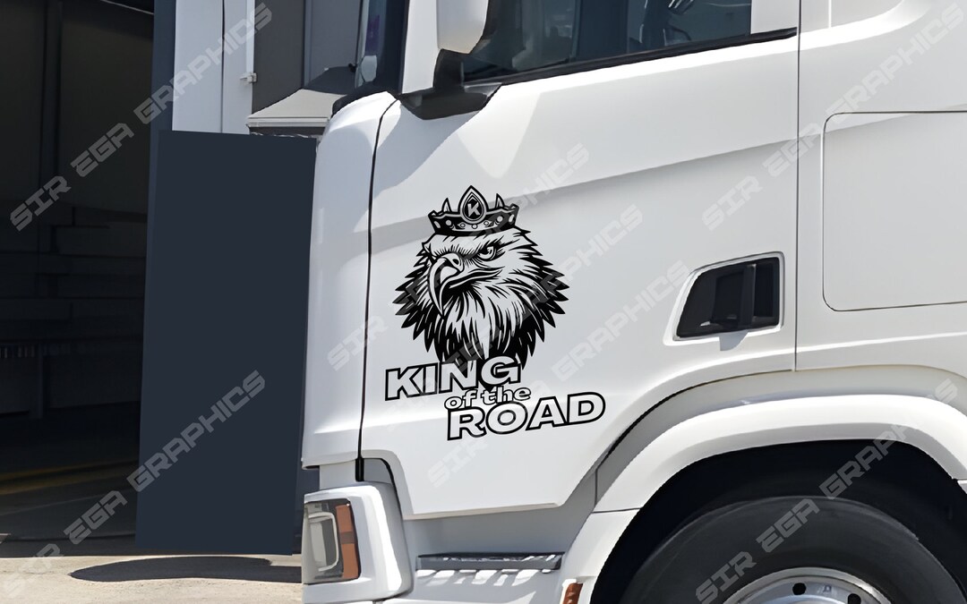 Scania King of the Road Griffin Sticker Truck Door Sides Decals SCANIA ...