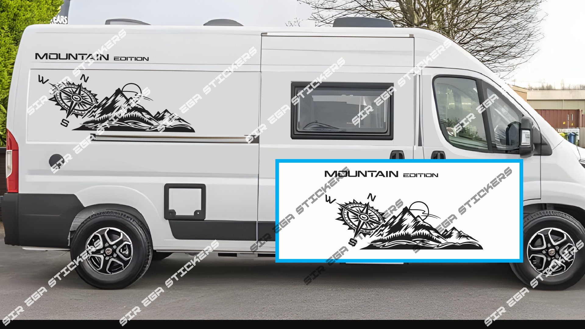 Campervan Large High Quality Grade Decal Side Panel Decal Single Decal ...