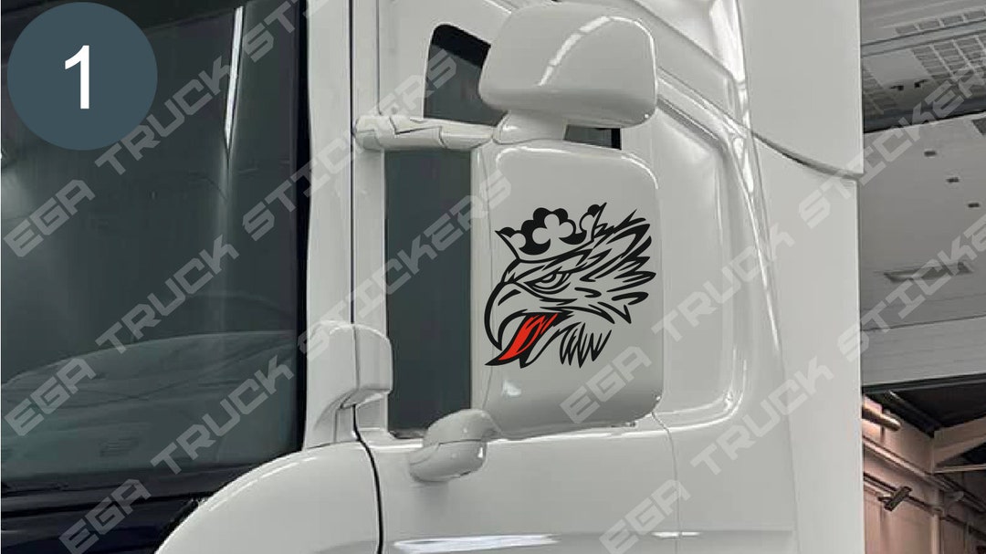 Scania Truck Griffin Sticker/decal for Mirror Casing Bodywork Glass R ...