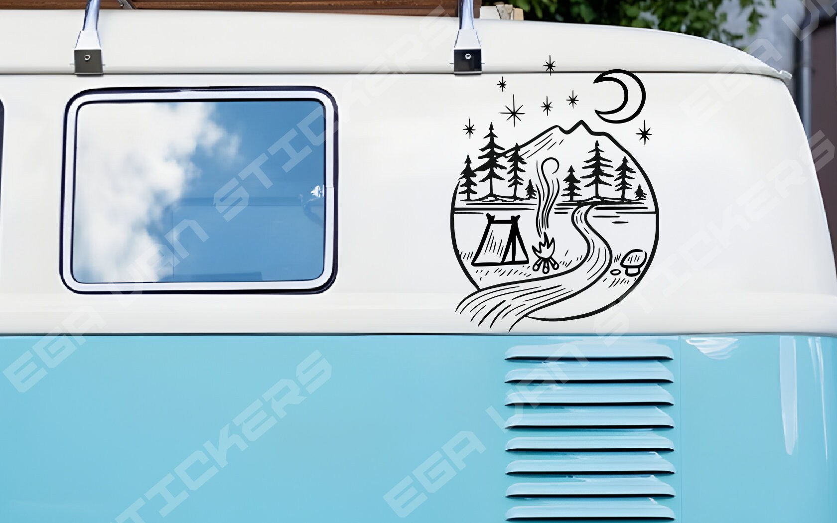 Campervan Large High Quality Grade Decal Side Panel Decal Single Decal ...