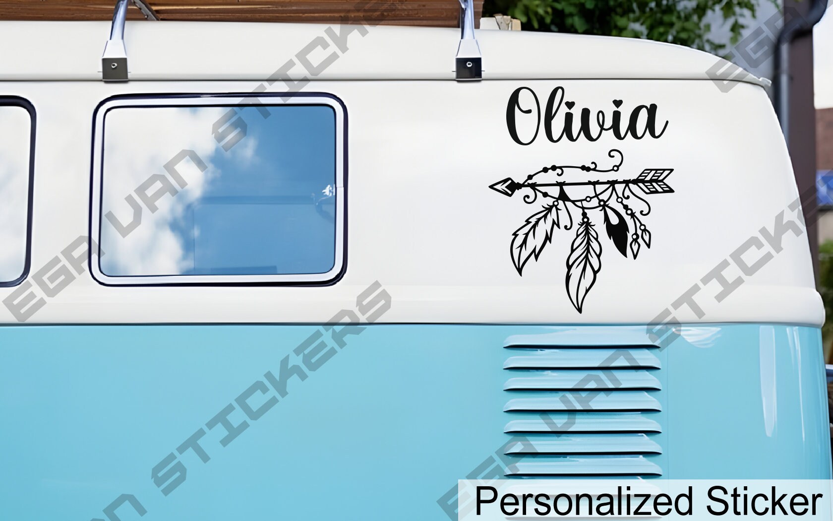 Camper Name Decal, Camper Sticker, Van Sticker, Caravan Stickers ...