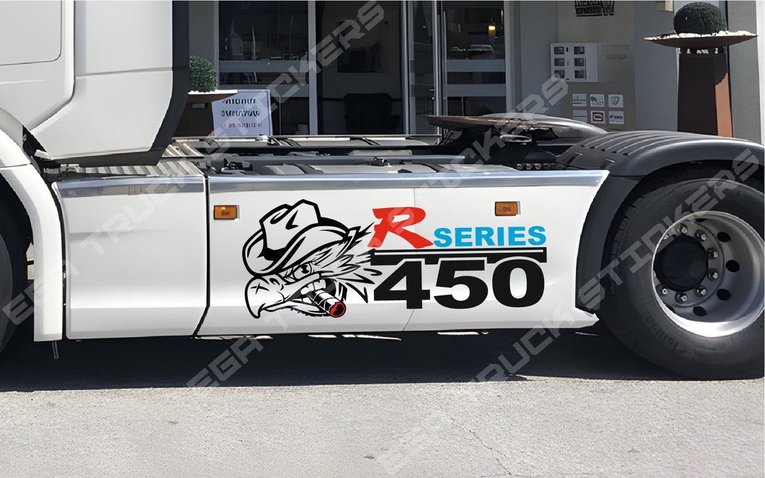 Scania R 450 Series Griffen Side Skirt Decals / Stickers Scania R ...