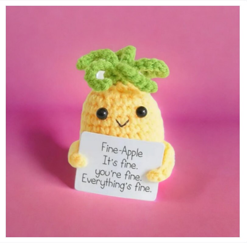 Fineapple Crochet Exotic Amigurumi Fruit Perfect for - Etsy