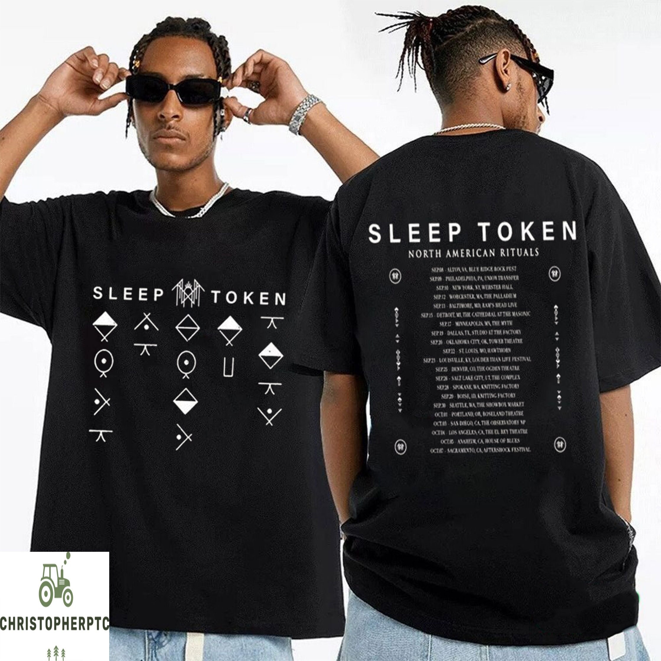 Sleep Token 2023 Merch 2 Sides, Sleep Token North America Tour 2023 ...