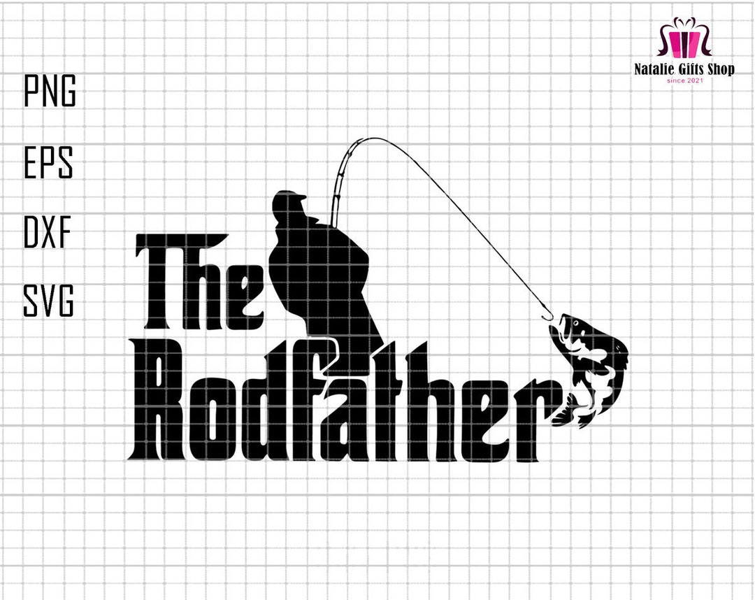 The Rodfather Svg Father Svg Gift for Fishing Dad Svg Retro - Etsy