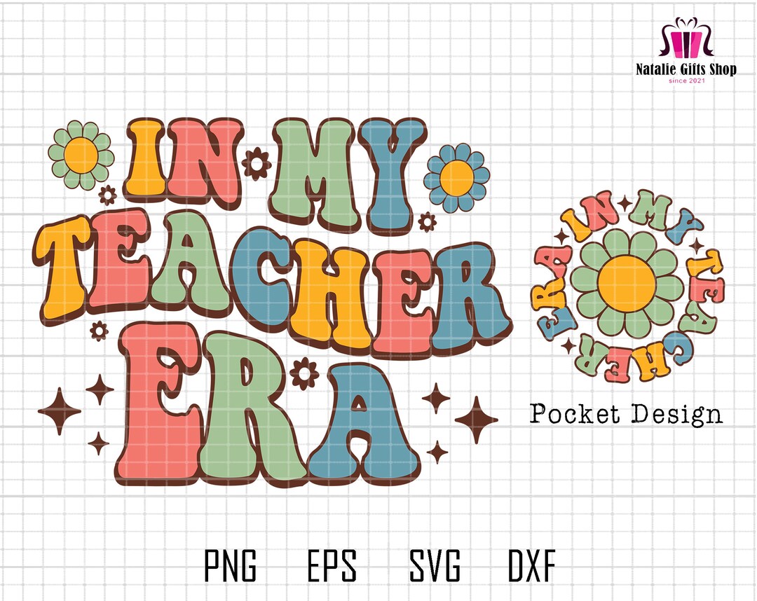 In My Teacher Era Svg, Teacher Era Svg, 1st Grade Era Svg, Kindergarten ...