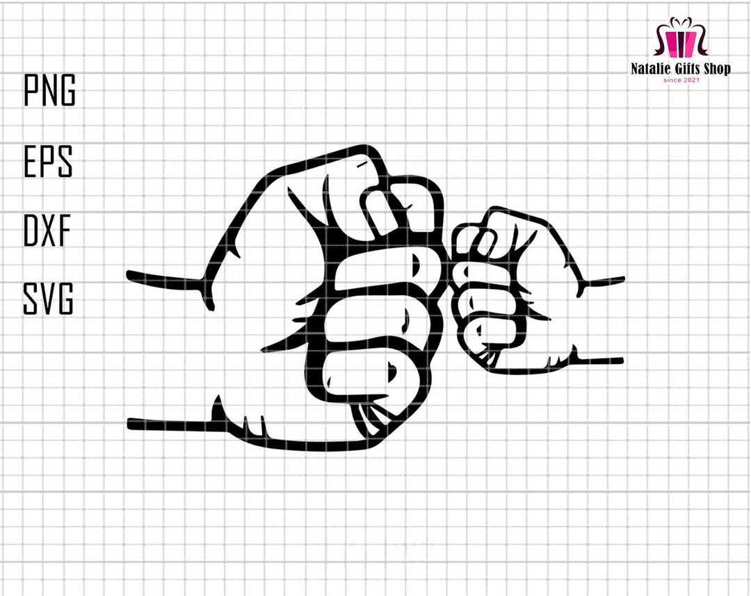 Fist Bump Svg, Dad Life Svg, Father and Son Svg, Papa and Grandson Svg ...
