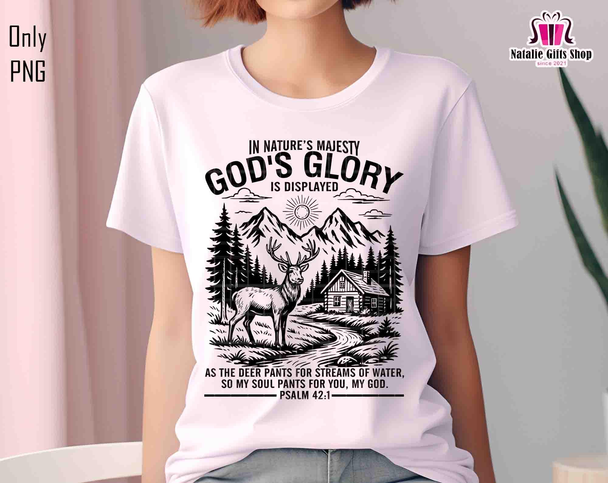 In Nature's Majesty God's Glory is Displayed, Christian Deer, Bible ...