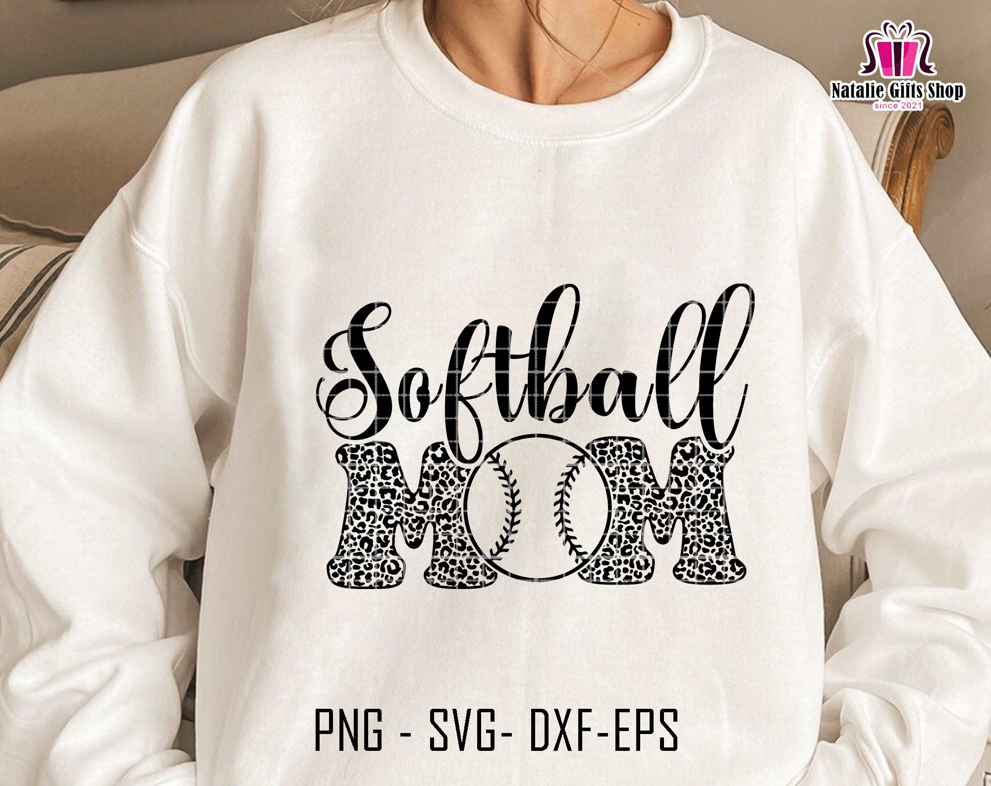 Softball Mom Svg Mama Softball Svg Softball Svg Leopard - Etsy