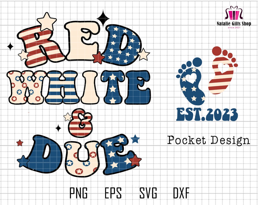 Red White Due Svg, American Dude Svg, American Nurse, Red White and ...