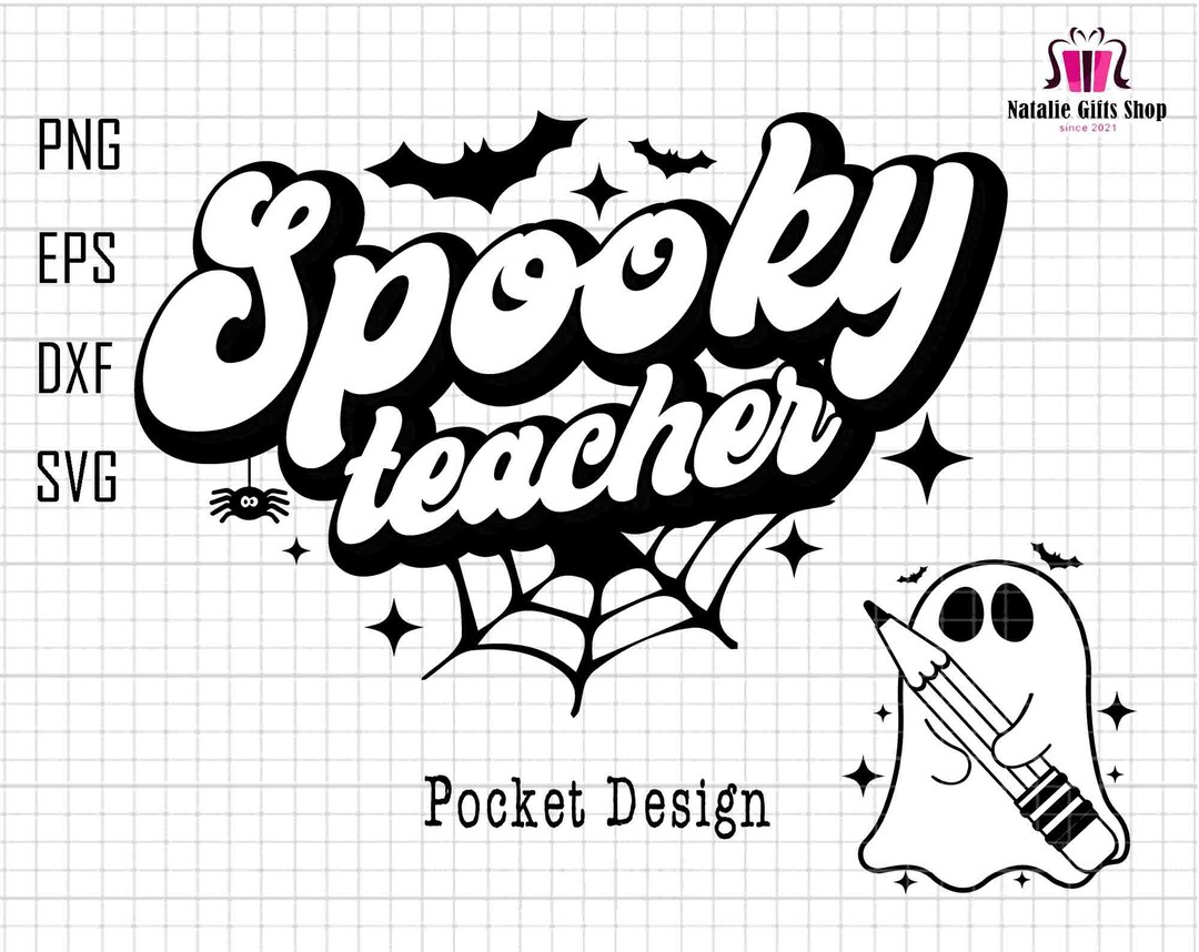 Spooky Teacher Svg, Teacher Halloween Svg, Teacher Life Svg, Spooky Svg ...