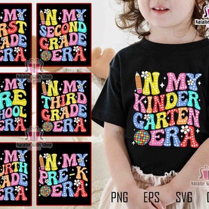 Back to School Svg Bundle, in My First Grade Era Svg, Dalmatian Dots ...