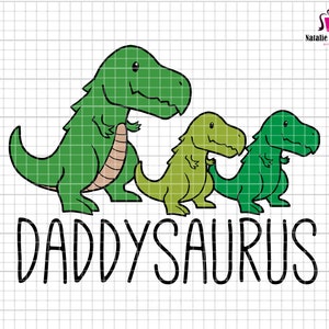 Daddysaurus Svg, Dino Dad Svg, Daddy Svg, Dinosaur Dad Svg, T-rex Dad ...
