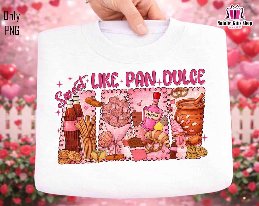 Sweet Like Pan Dulce Png, Mexican Valentine Png, Heart Conchas, Latina ...