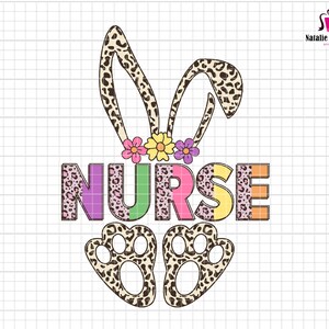 Easter Nurse Svg, Easter Bunny Nurse Svg, Nurse Easter Shirt, RN Svg ...