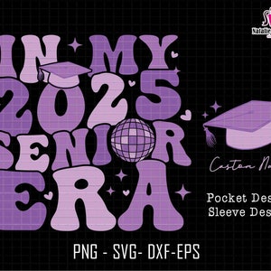 Personalized Teacher Svg, in My 2025 Senior Era Svg, Retro Teacher Svg ...