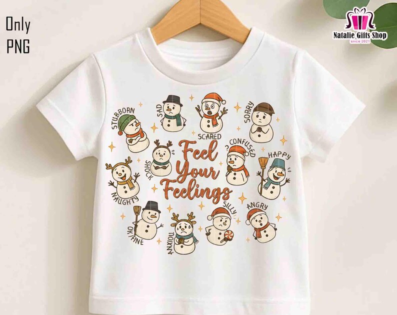 Feel Your Feelings Png, Christmas Snowman Png, Mental Health Awareness ...