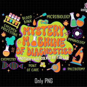 Mystery Machine of Diagnostics Png, Another Case Solved by the Lab Png ...