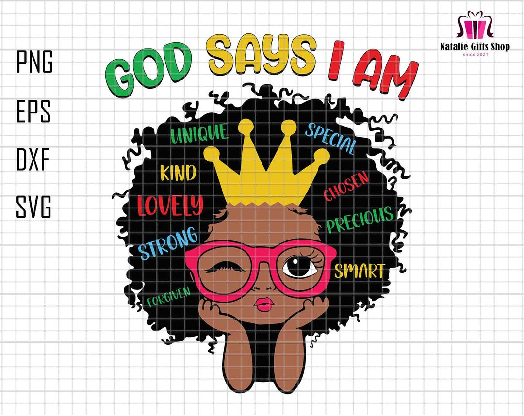 Juneteenth 1865 Svg, God Say I Am Svg, Christian Juneteenth, Bible ...