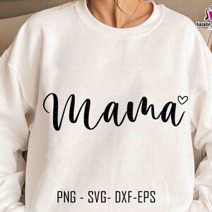 Mama Svg, Mama Cricut Cut File, Mama Heart Svg, Mama Life Svg, Blessed ...