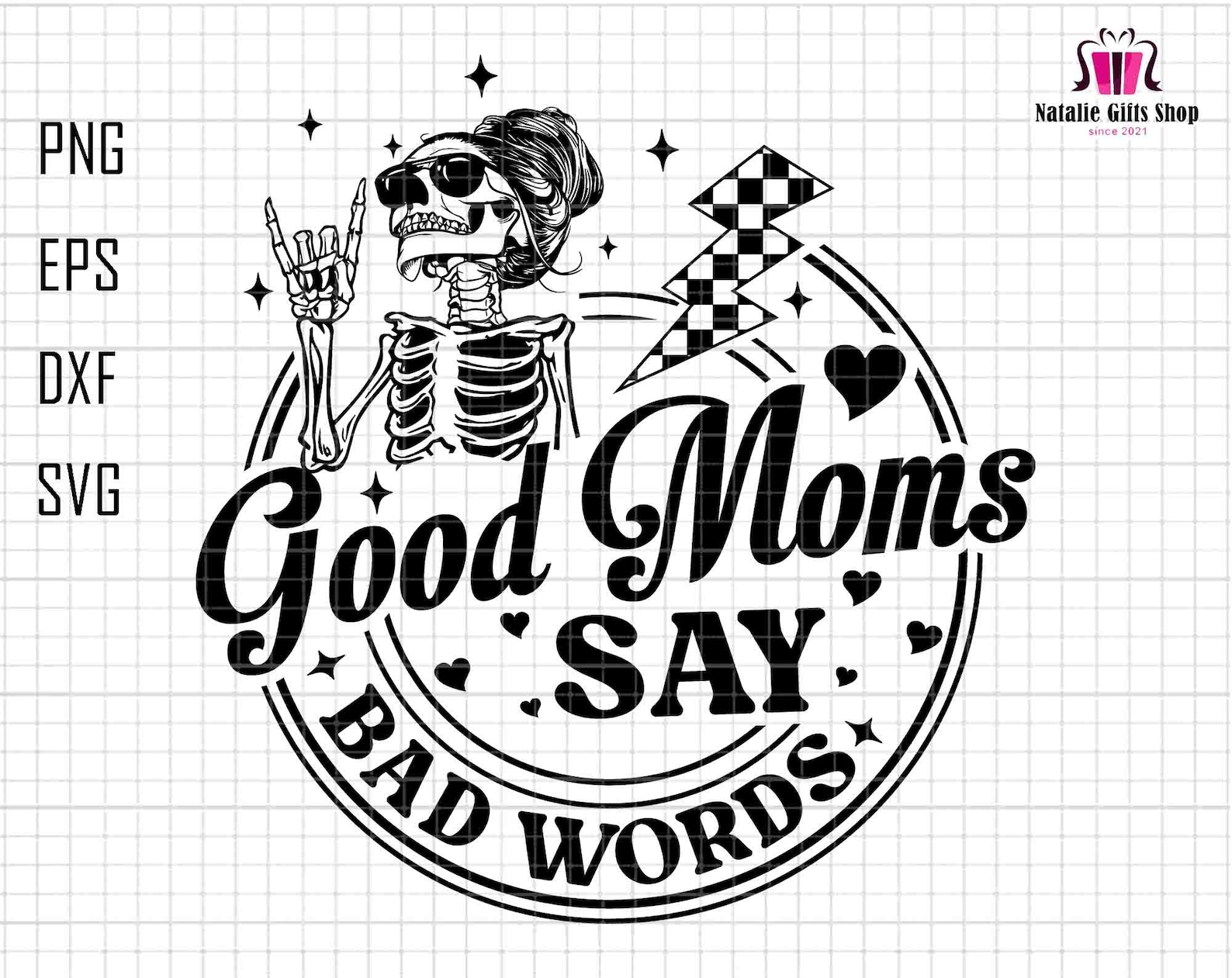 Good Mom Says Bad Words Svg, Good Mums Say Bad Words Svg, Good Moms Svg ...