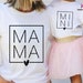 Mama and Mini Heart Svg Mom and Daughter Heart Svg - Etsy