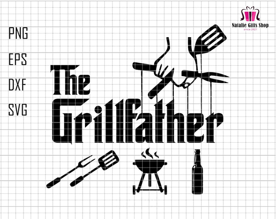 The Grill Father Svg, Grilling Svg, Barbeque Svg, Chef Dad Svg, Dad ...