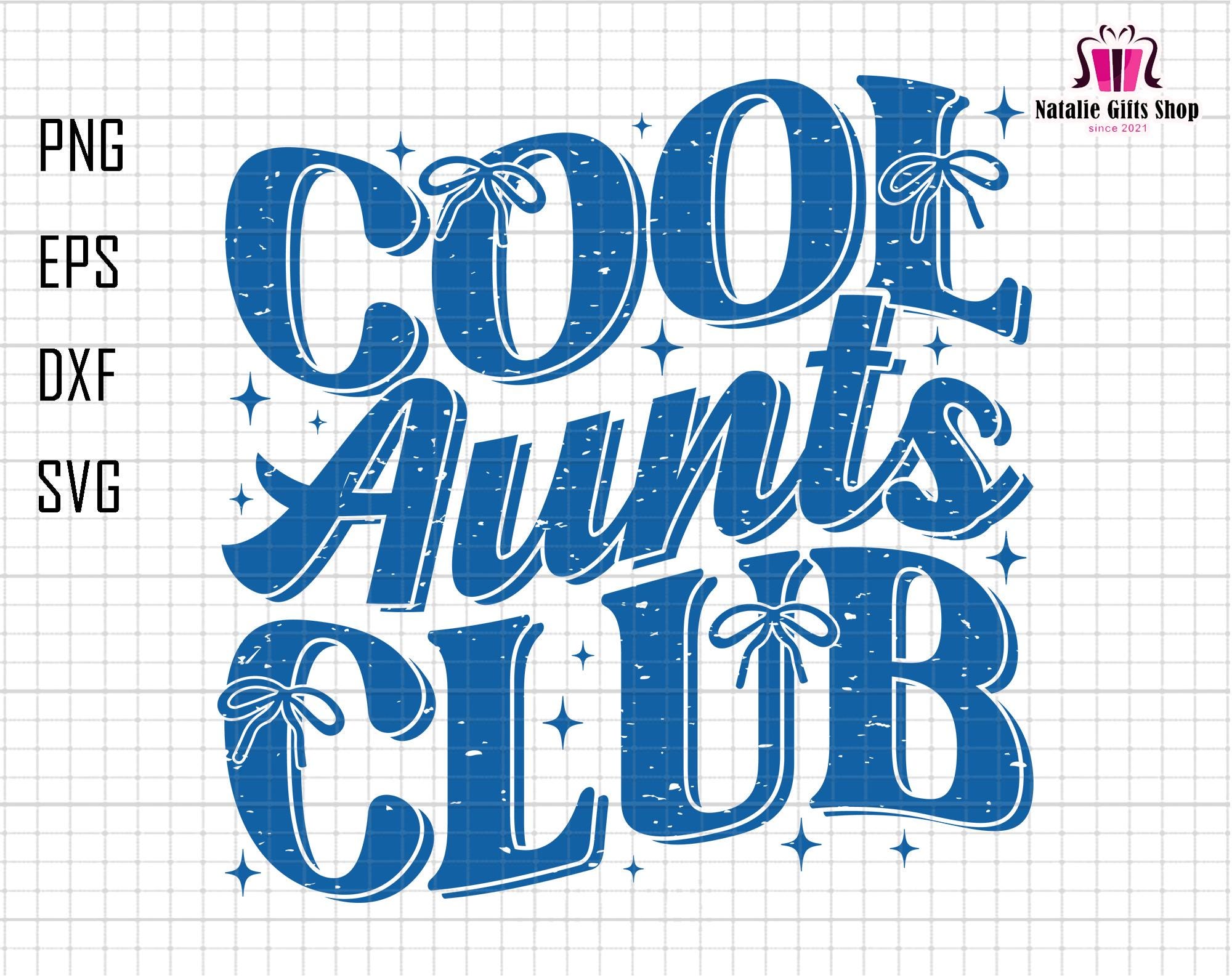 Cool Aunts Club Svg, New Aunt Svg, in My Auntie Era Svg, Trendy Aunt ...